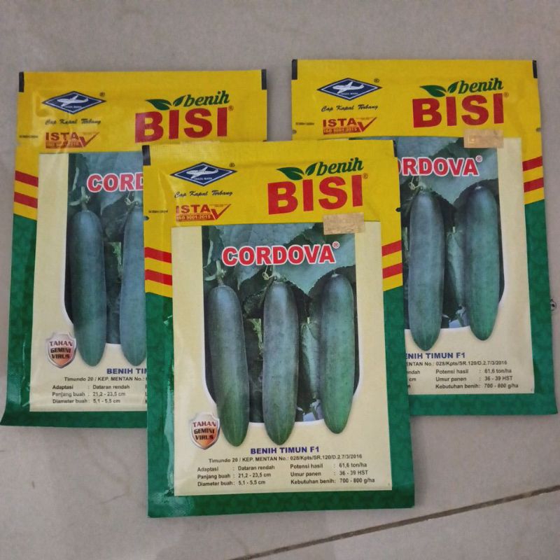 Jual Benih Timun CORDOVA (20 Gram) | Shopee Indonesia