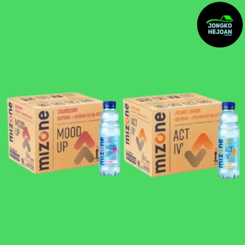 Jual Mizone Isotonik Botol 500 ML 1 Dus isi 12 Botol | Shopee Indonesia