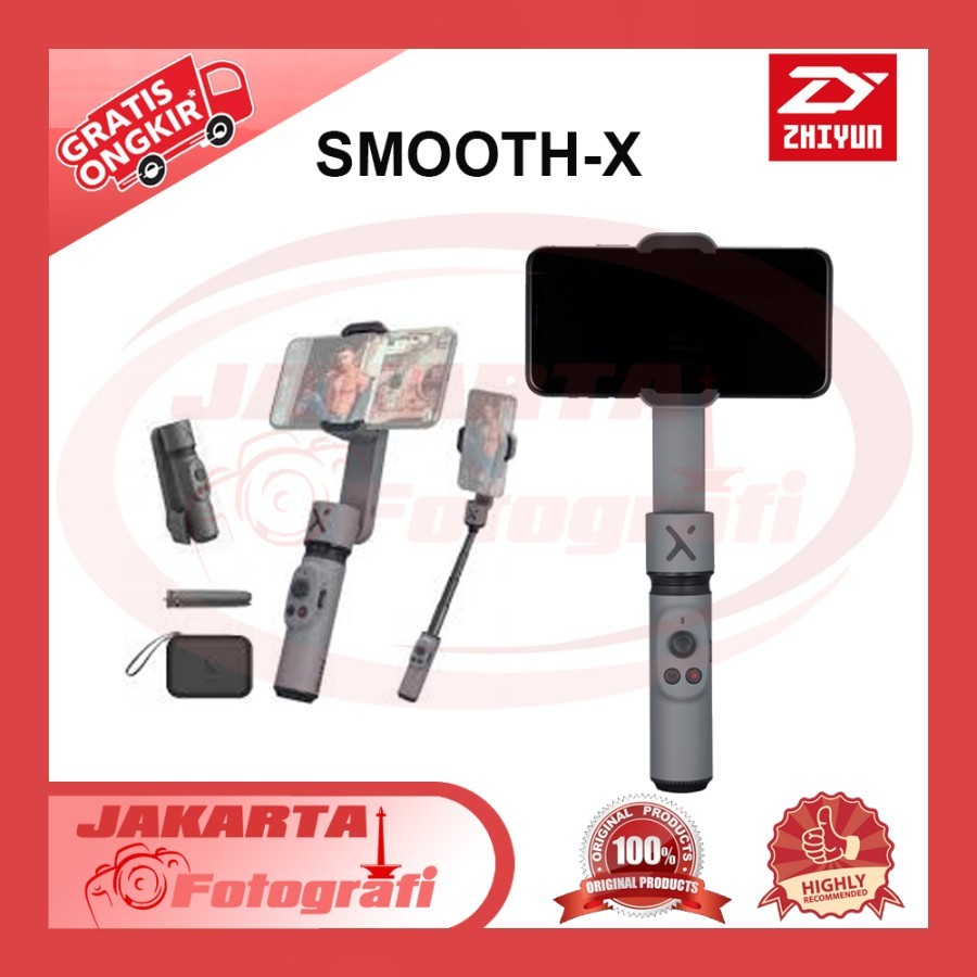 Jual Zhiyun Smooth X Combo Smartphone Gimbal Stabilizer Combo Kit | Shopee Indonesia