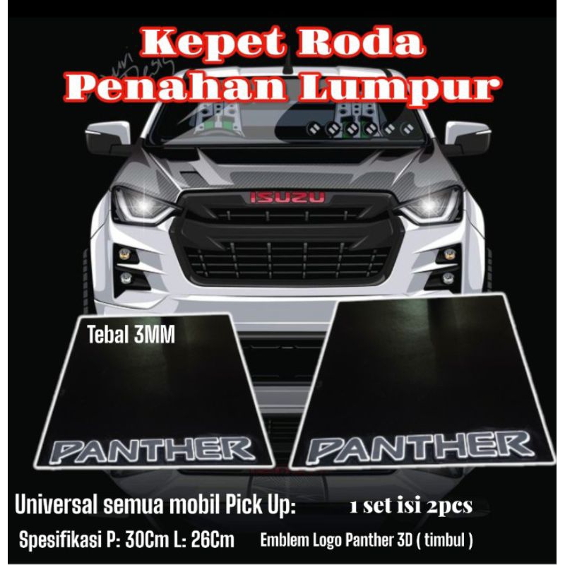 Jual Karpet Lumpur Mudguard Kepet Roda Mobil Pick up Universal | Shopee ...