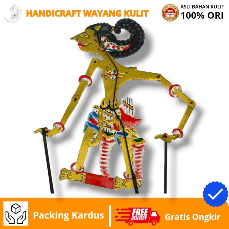 Jual HANDICRAFT WAYANG KULIT | WAYANG kulit sapi tebal mainan Bambang ...