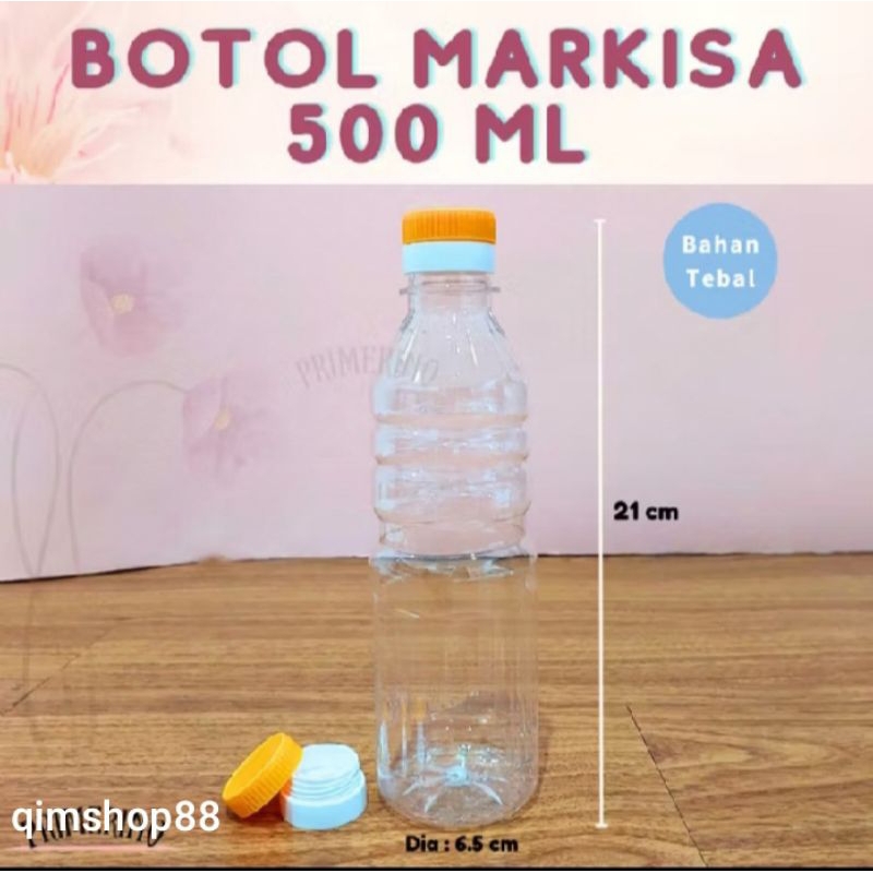 Jual BOTOL PLASTIK MARKISA 500ML(1/2 Ltr) / BOTOL MINUMAN / BOTOL JUS ...