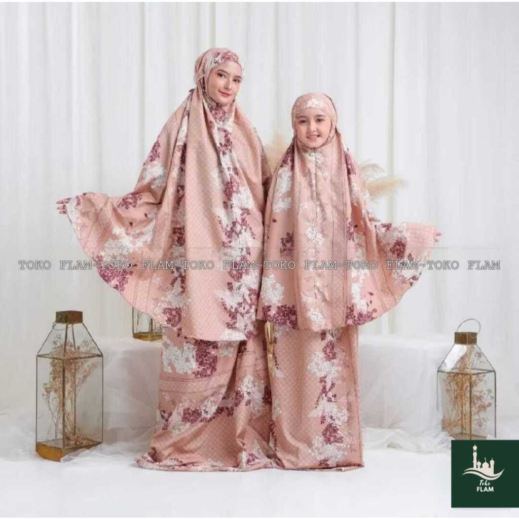 Jual TOKO FLAM MUKENA COUPLE IBU DAN ANAK ALENA 2IN1 RESLETING KATUN ...