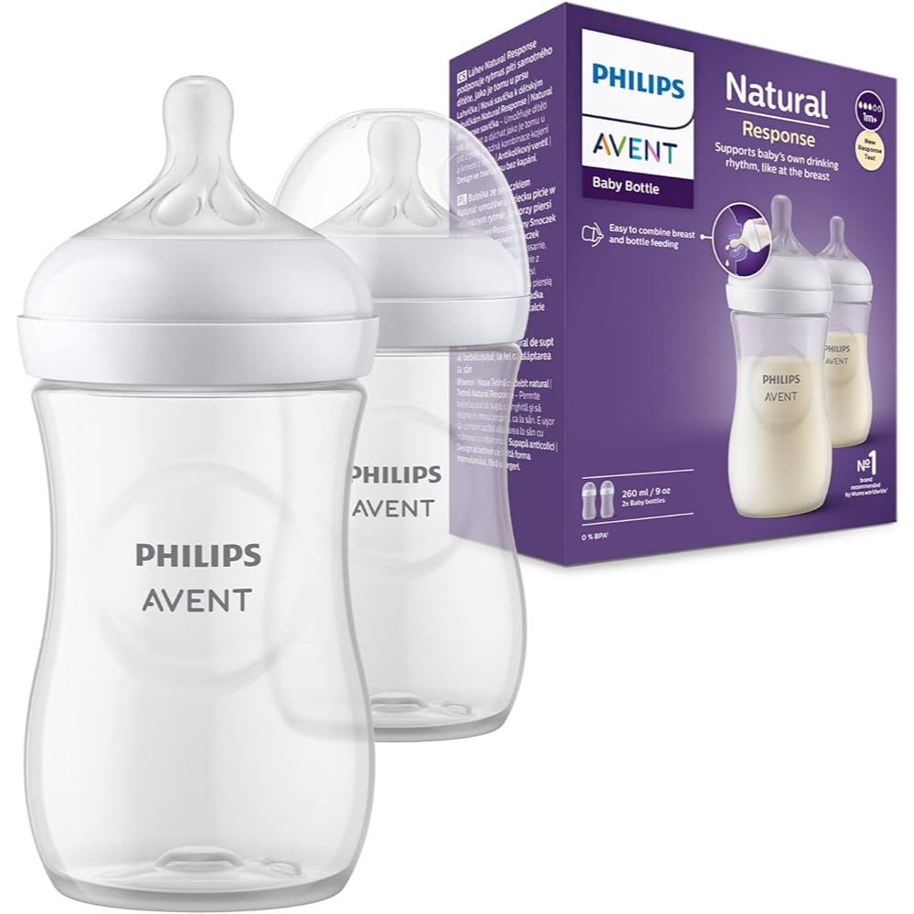 Jual Botol Susu Philips Avent Natural Twin 260 ML ( 2 PCS ) SCF903/02 ...