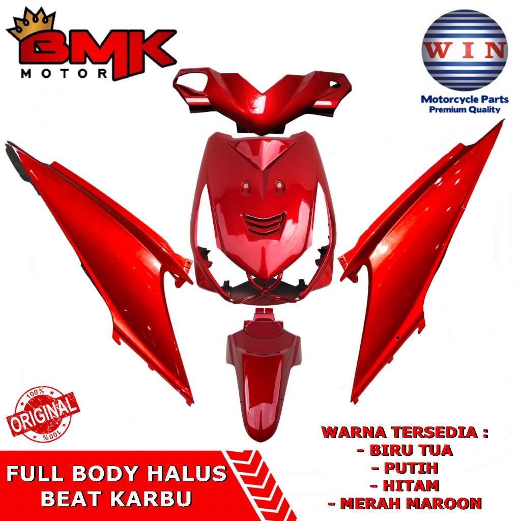 Jual Win Full Set Body Bodi Halus Beat Karbu Kvy 2007 2008 2009 2009 ...