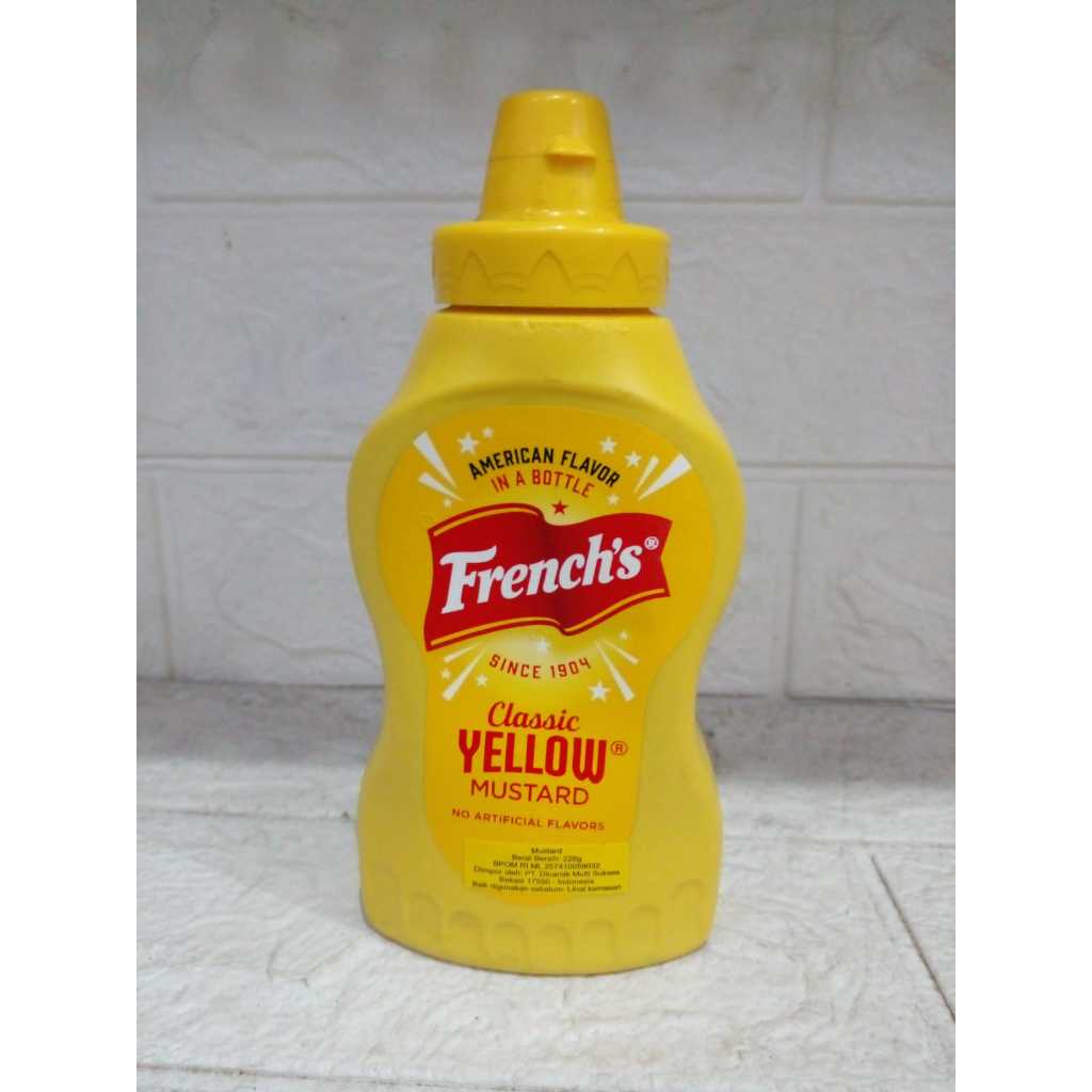 Jual FRENCH Classic Yellow Mustard 08 oz - Frenchs Saus Mustar Botol ...