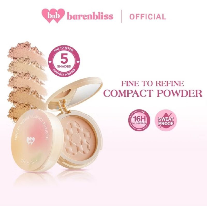 Jual BNB Barenbliss Fine To Refine Compact Powder 6g | Shopee Indonesia