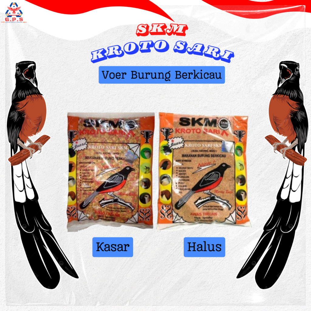 Jual Voer Burung Murai Kacer Pleci Trucuk Skm Kroto Sari Halus & Kasar ...