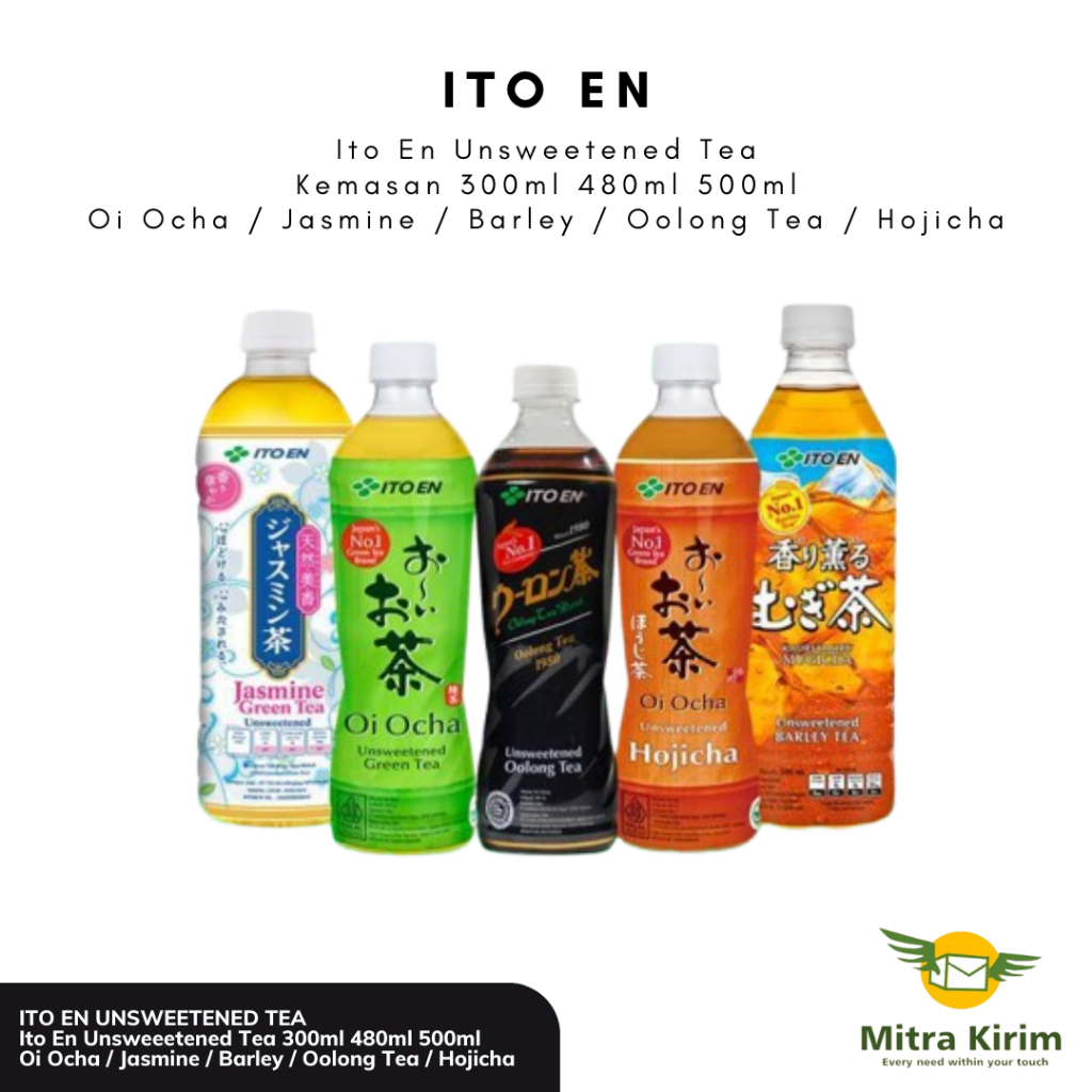 Jual Ito En Unsweetened Tea - Oi Ocha Green Tea/Jasmine/Barley/Oolong/Hojicha Tea Kemasan Botol ...