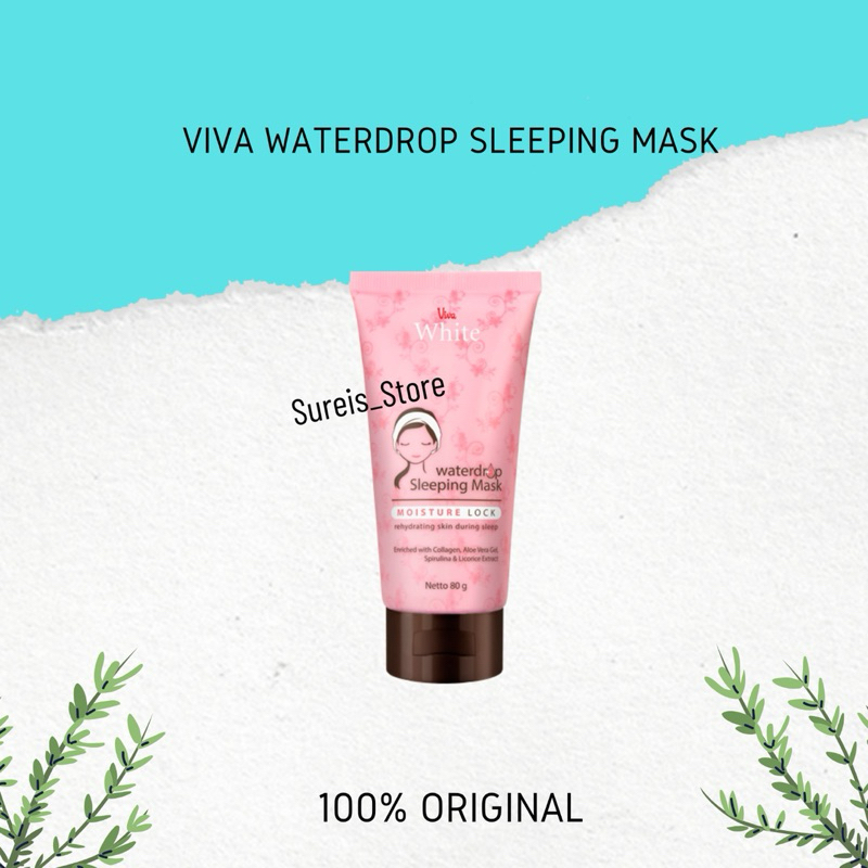 Jual Viva White Waterdrop Sleeping Mask Melembabkan Kulit Mencerahkan ...