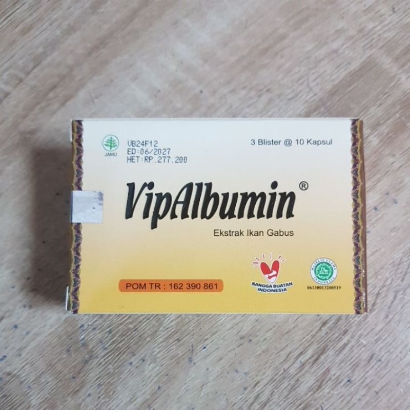 Jual VIPALBUMIN KAPSUL BOX 30 KAPSUL | Shopee Indonesia
