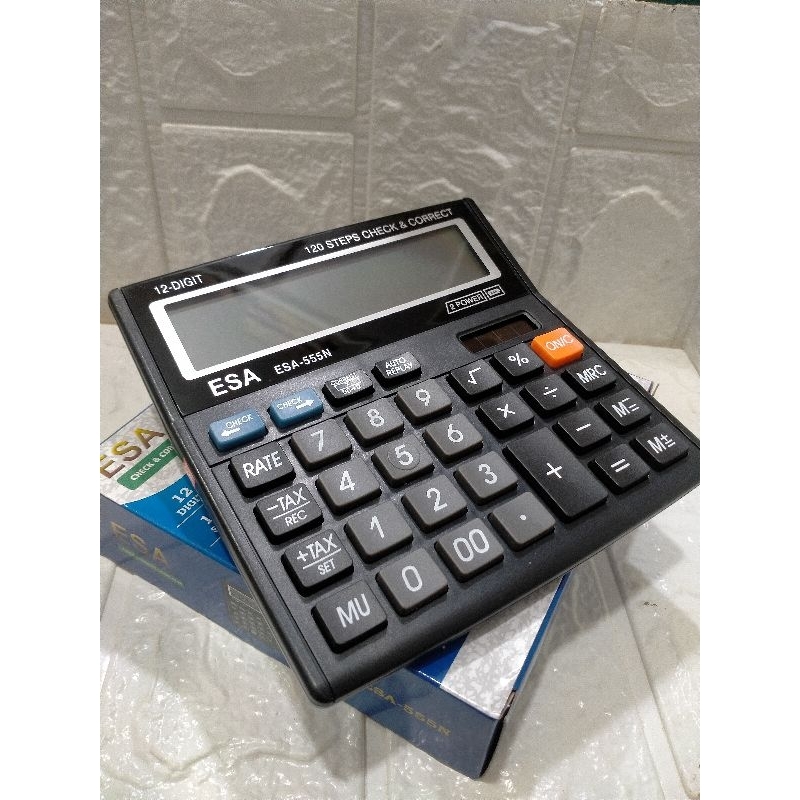 Jual ESA-555N CALCULATOR DAGANG 12 DIGITS | Shopee Indonesia