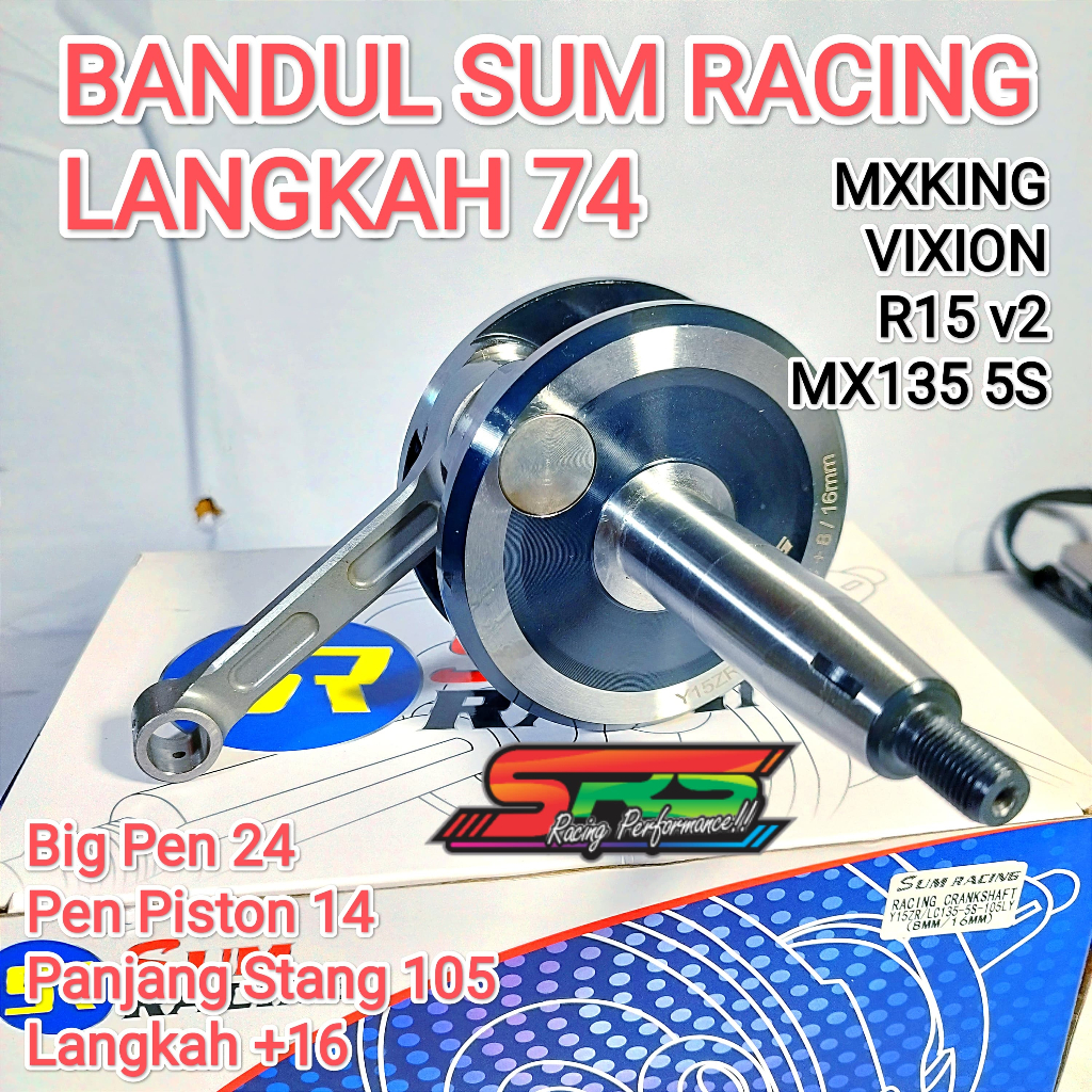Jual KRUK AS KER AS SUM RACING BANDUL MX KING VIXION R15OLD XABRE MX ...