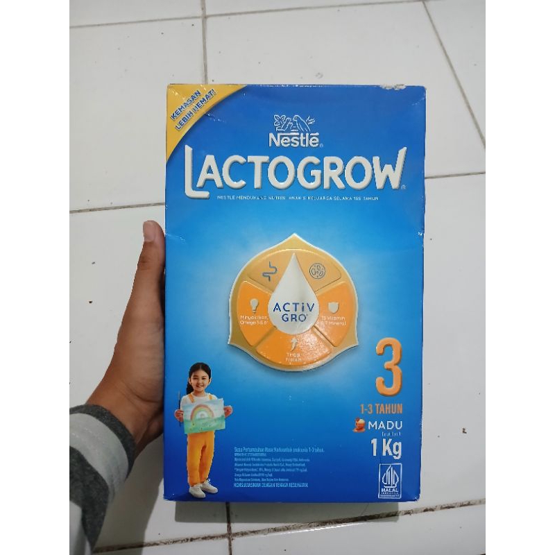 Jual Nestle Lactogrow 3 Rasa Madu 1kg | Shopee Indonesia
