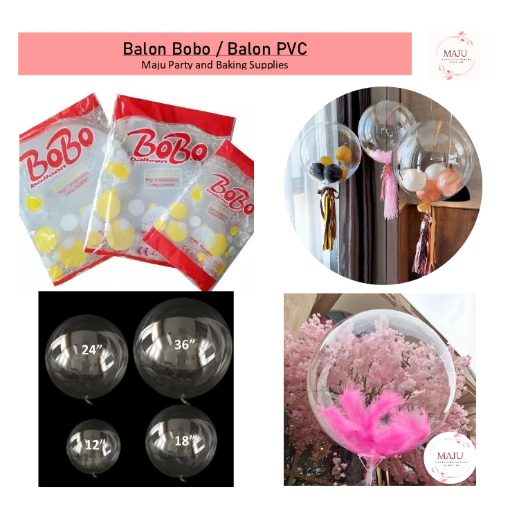 Jual Balon Bobo / Balon PVC / Balon Transparan / Balon Bening | Shopee ...