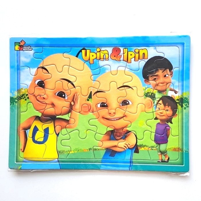 Jual Puzzle / Puzle / Puzel UPIN IPIN uk Besar belajar kreatifitas ...