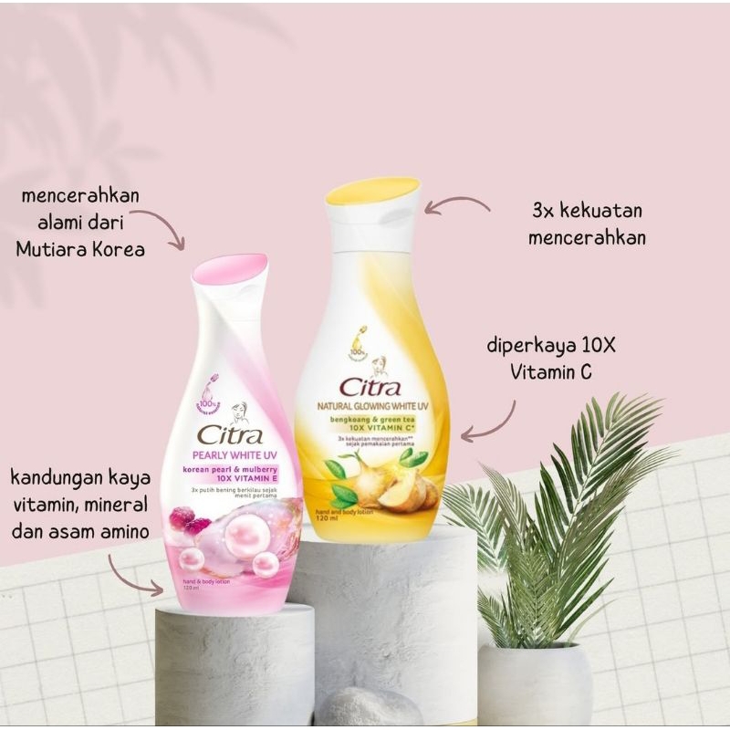Jual CITRA Body Lotion 110ml / Lotion pemutih citra | Shopee Indonesia