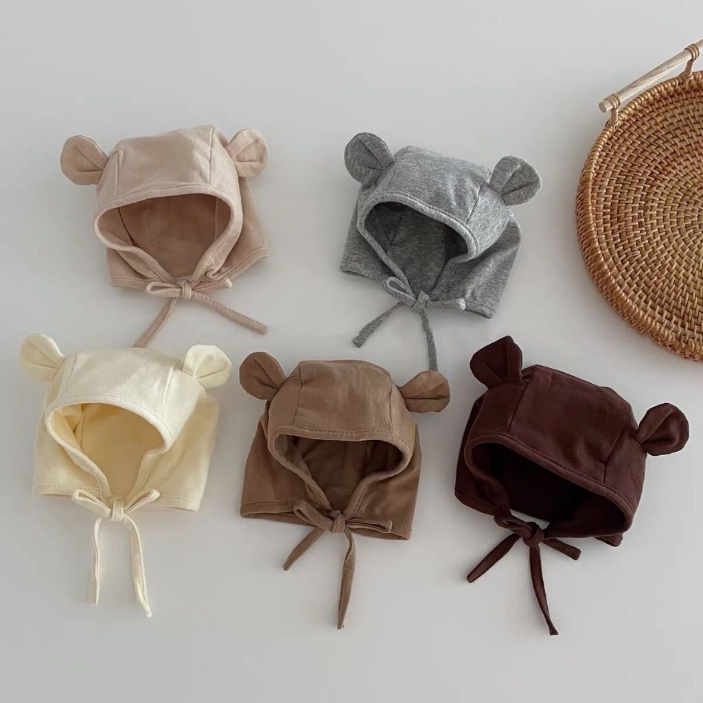 Jual TOPI BONNET FASHION ANAK DAN BAYI UNISEX FULL COVER EAR PREMIUM ...