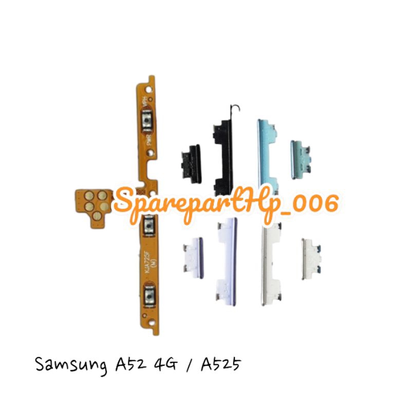 Jual TOMBOL SET + FLEXIBEL ON OFF VOLUME SAMSUNG A52 4G / A525 KOMPLIT SATU SET ORI | Shopee ...