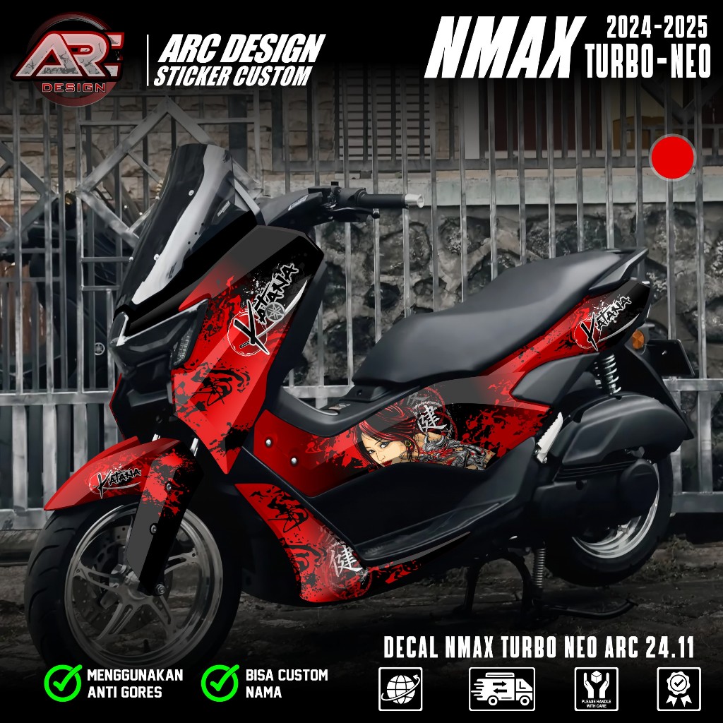Jual (COD PROMO) TERBARU Decal Sticker Yamaha Nmax TURBO NEO 2024 2025 ...