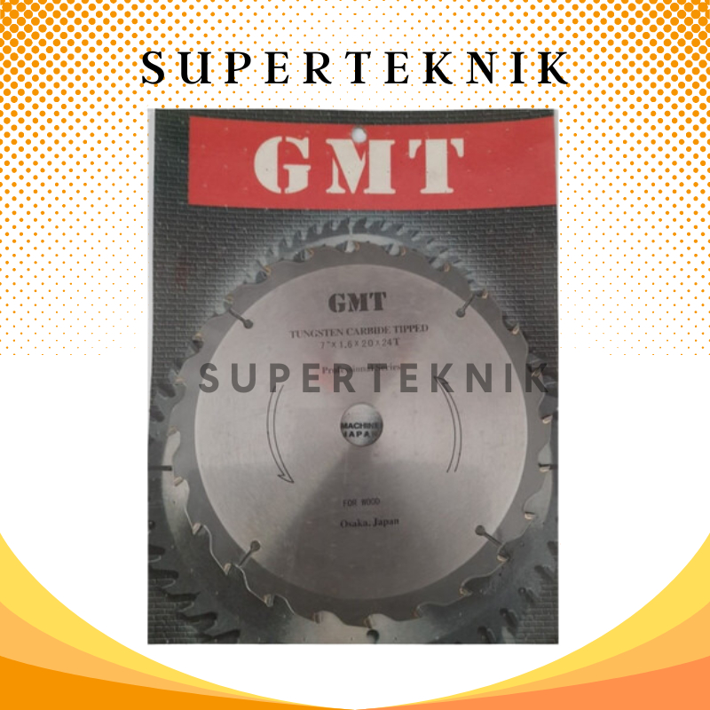 Jual Mata Gergaji 7 Inch GMT / Mata Gergaji Kayu 7" GMT / Mata Gergaji GMT / Mata Circular Saw ...