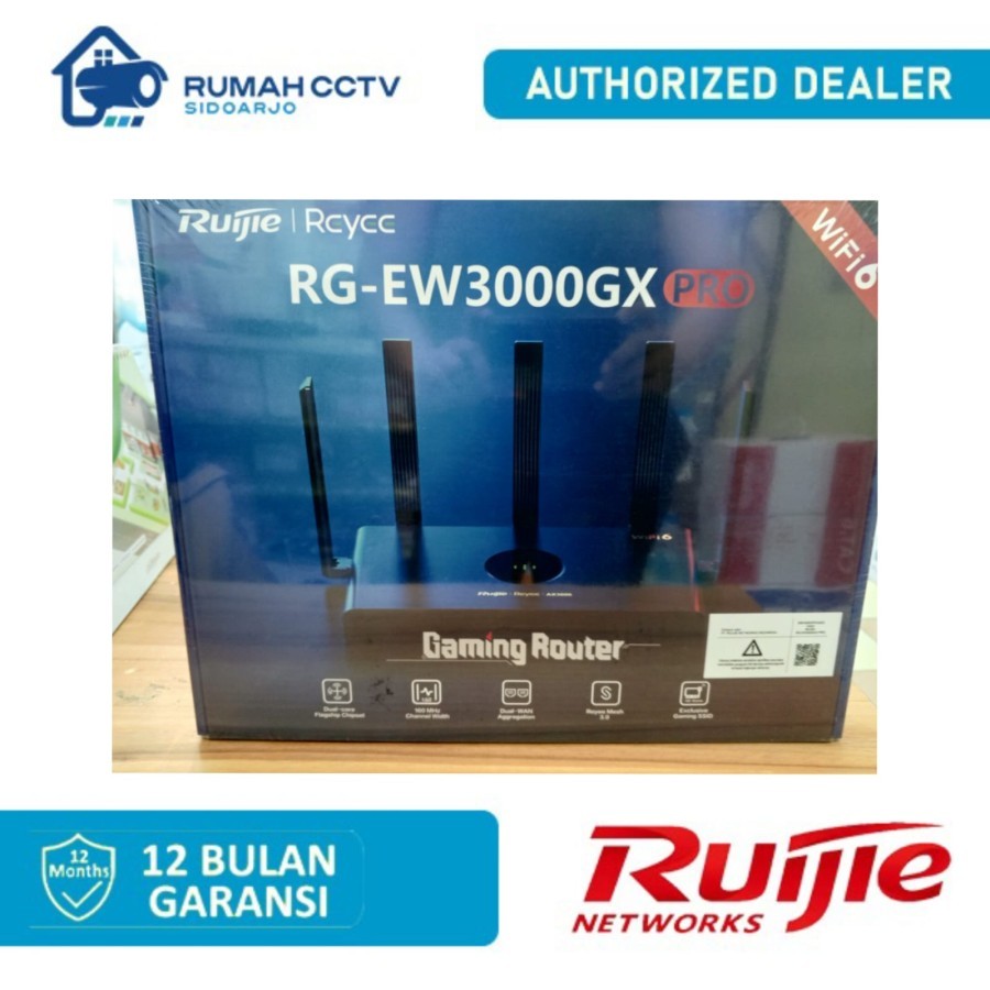 Jual Ruijie RG-EW3000GX PRO 3000M Wi-Fi 6 Dual-band Gigabit Gaming ...