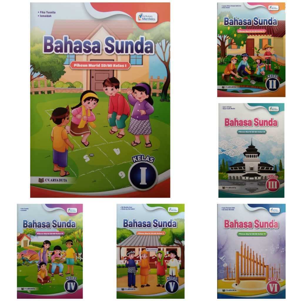 Jual Buku Pndamping bahasa sunda Kurikulum Merdekakelas 1 sampe 6 ...