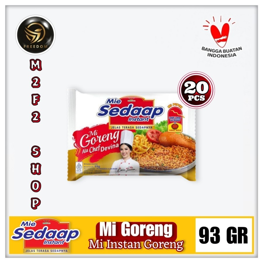 Jual Mie Sedaap Instant Mi Goreng Ala Chef Devina | Bag - 93 gr ...
