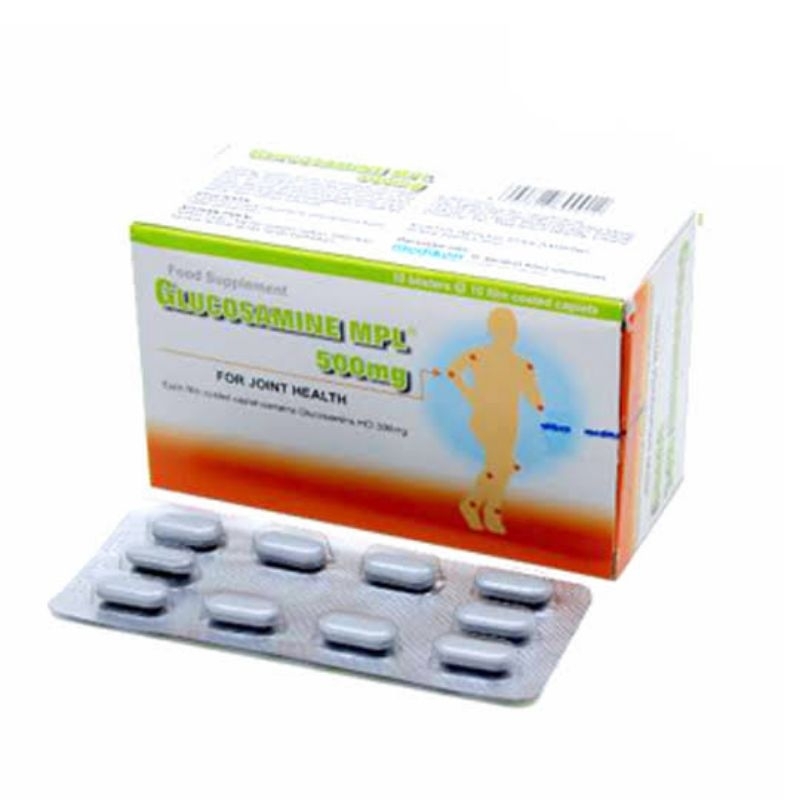 Jual Glucosamine MPL 500 mg | 10 kaplet per blister | Vitamin sendi ...