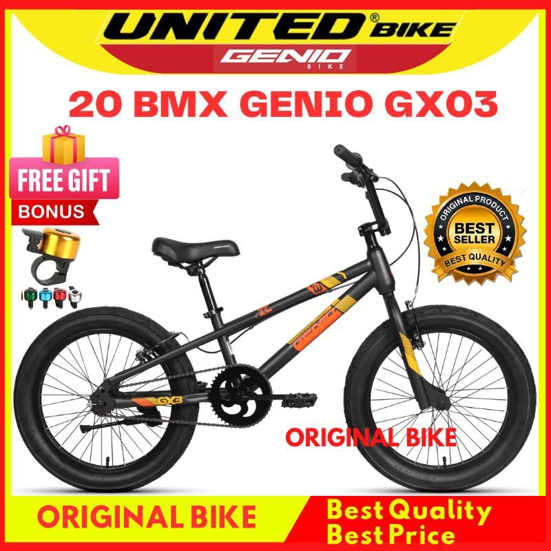 Jual Sepeda Anak Laki Laki 20 BMX GENIO GX03 BY UNITEDBIKE | Shopee Indonesia