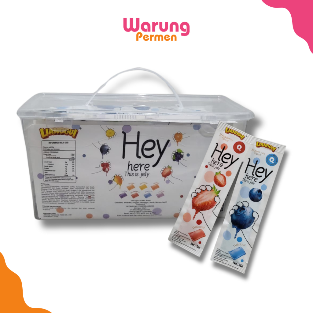 Jual Lianggui Hey Jelly Permen Jelly Buah Buahan 30 Pcs / Jely Gummy ...