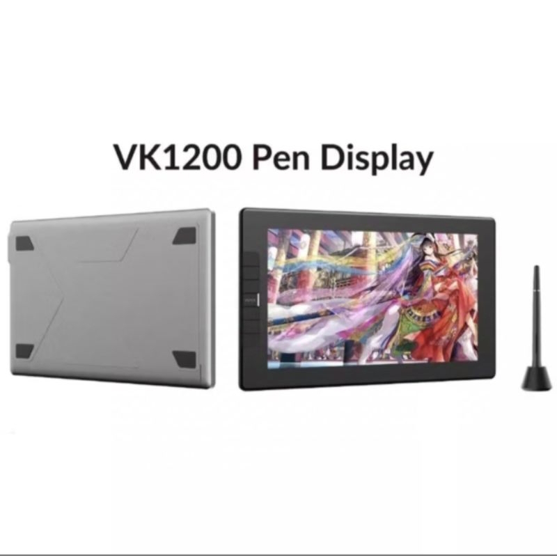 Jual VEIKK VK1200 Pen Display | Drawing Tablet Graphic Monitor Passive ...