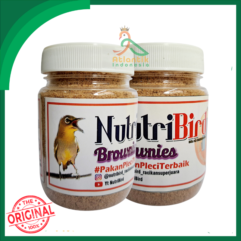 Jual Nutribird Brownies putih pleci Makanan burung pleci Pur halus ...