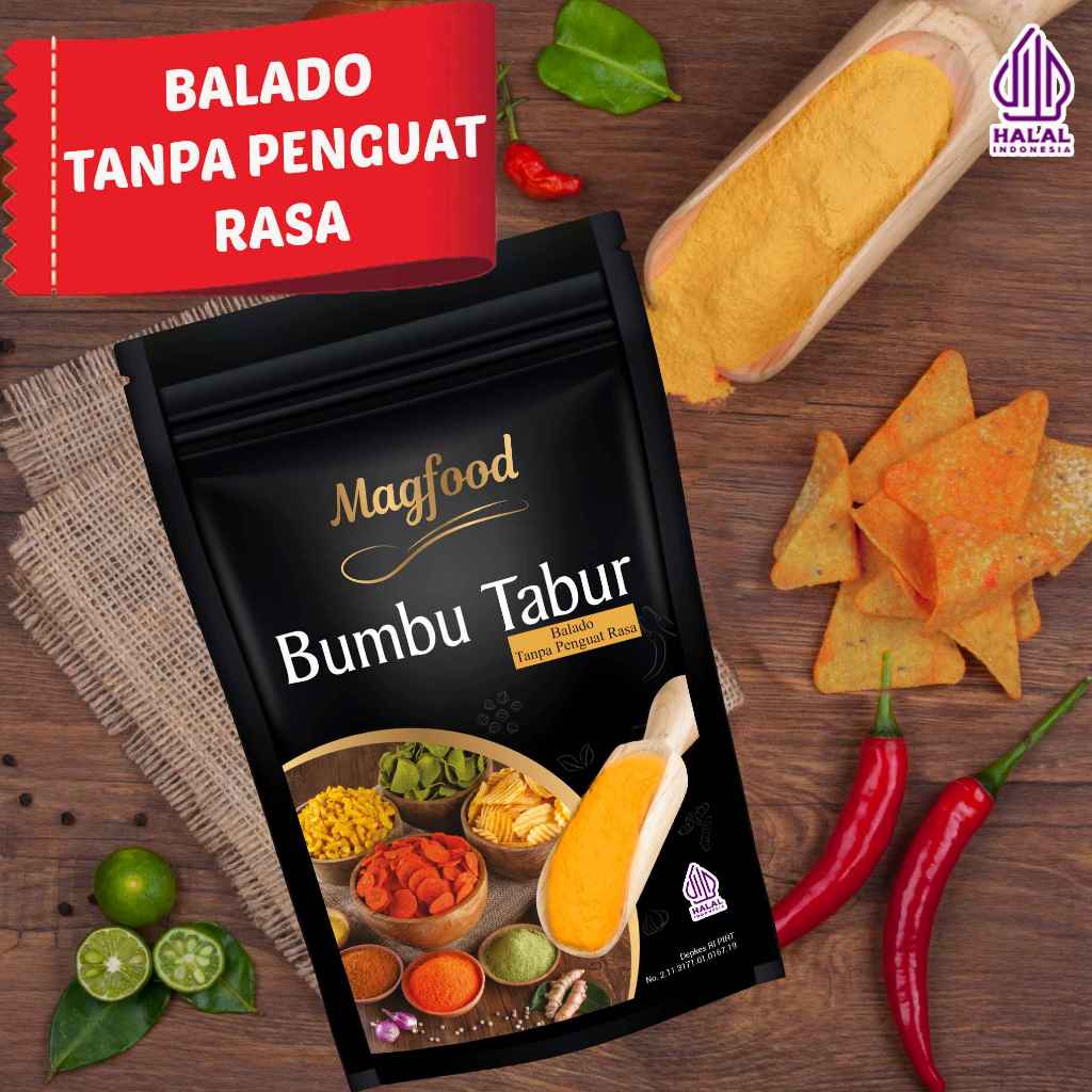 Jual Magfood Bumbu Tabur Rasa Balado Tanpa Penguat Rasa | Shopee Indonesia