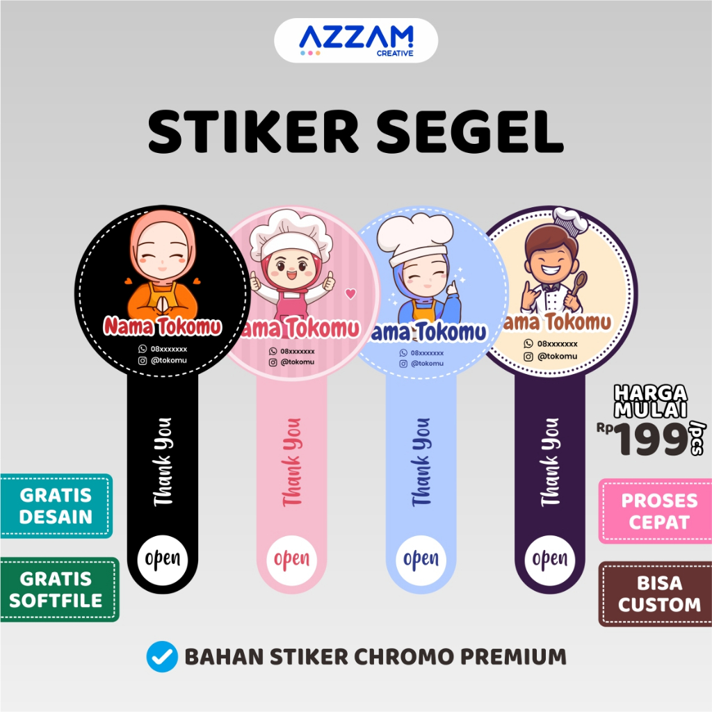 Jual STIKER SEGEL / STIKER SEGEL TOPLES / STIKER SEGEL BOTOL / STIKER ...