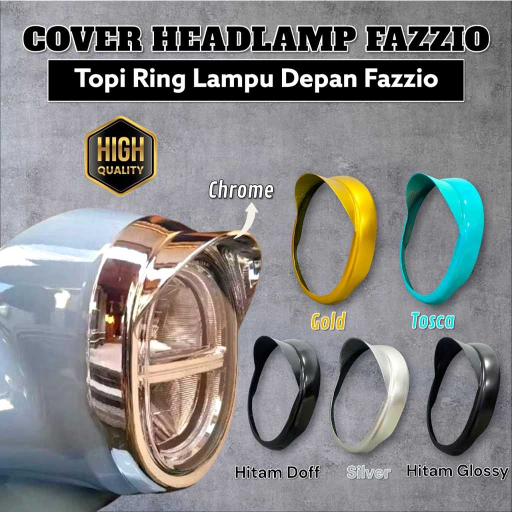 Jual Cover Headlamp Fazzio Topi Ring Lampu Depan Fazzio | Shopee Indonesia