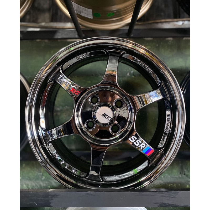 Jual Velg Mobil SSR TYPE C R15 Black Chrome | Shopee Indonesia