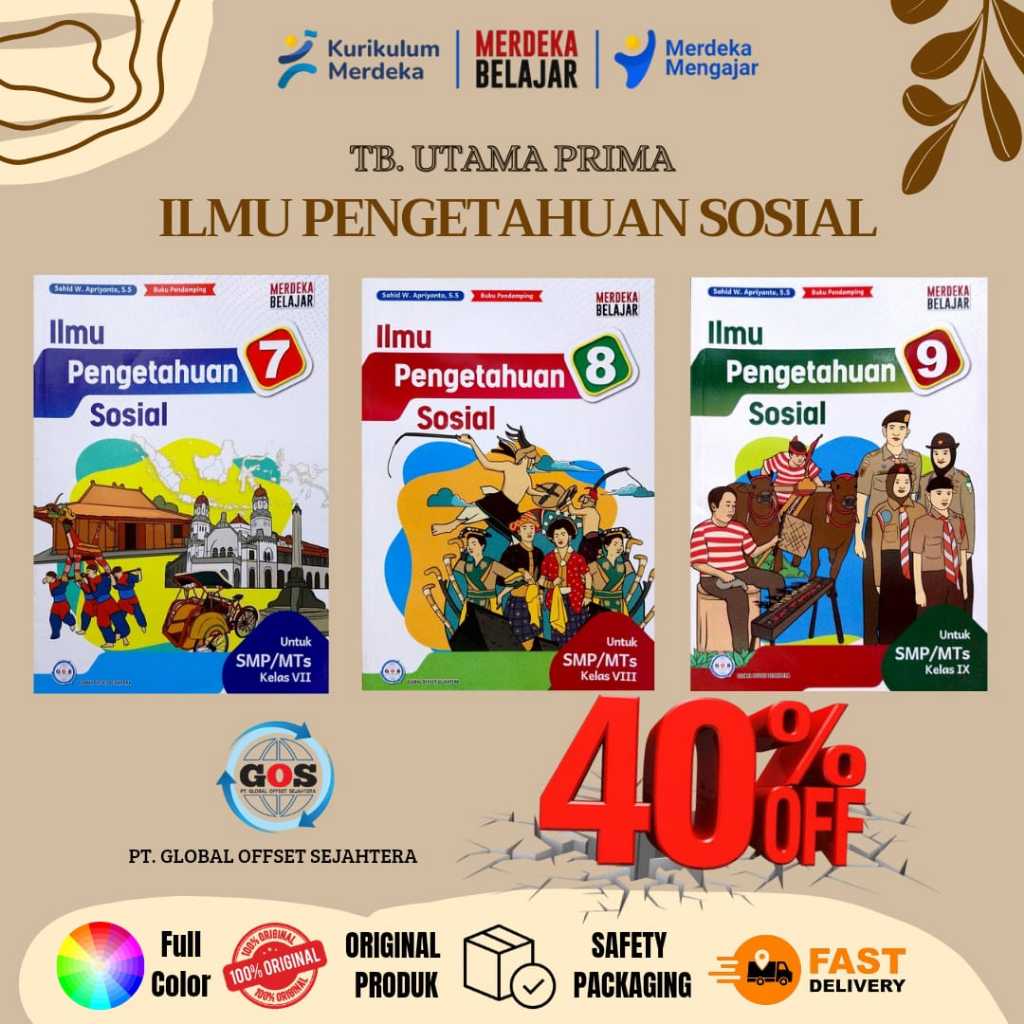 Jual BUKU SISWA ILMU PENGETAHUAN SOSIAL (IPS) KELAS 7,8,9 KURIKULUM MERDEKA SMP/MTS (PENERBIT ...