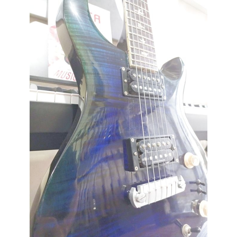 Jual Gitar elektrik PRS Sonic edge blue gelap(seken) | Shopee Indonesia