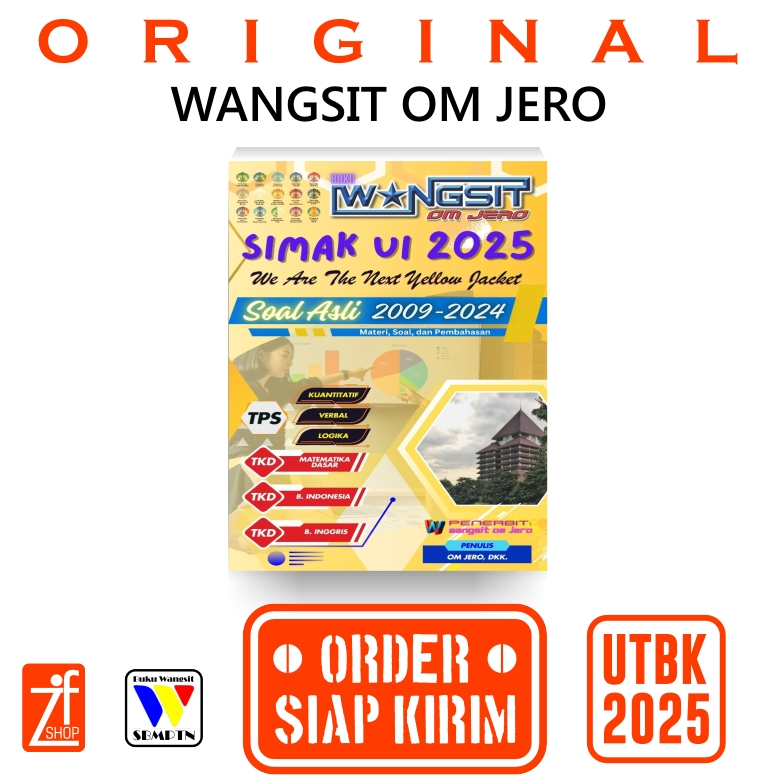 Jual Buku SIMAK UI 2025 - Buku Wangsit OM JERO UTBK SNBT SIMAK UI 2025 | Shopee Indonesia
