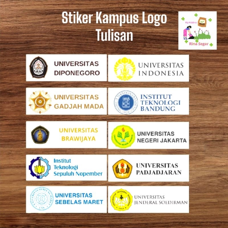 Jual (Support Pejuang Kampus) Stiker Glossy / Vynil Logo Tulisan Makara ...