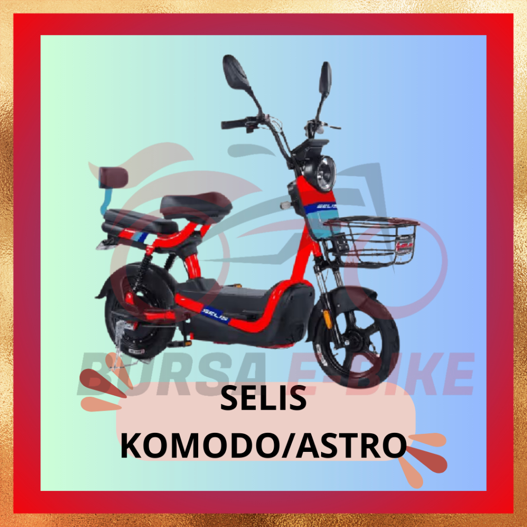 Jual Sepeda Listrik SELIS KOMODO/ASTRO Berdaya Power 48V/500 WATT dan ...