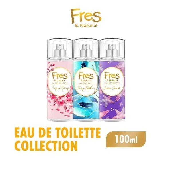 Jual (Botol Kaca) FRESH & NATURAL Eau De Toilete 100ml | EDT Parfume ...