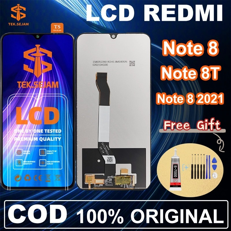 Jual FOR LCD TOUCHSCREEN XIAOMI REDMI NOTE 8 NOTE 8T NOTE 8 2021 COMPLETE ORIGINAL 1 SET ...
