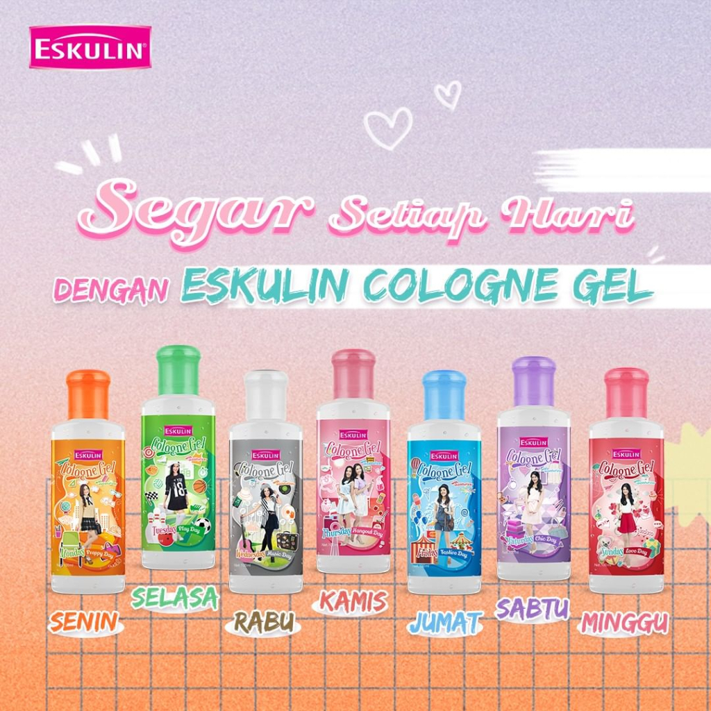 Jual Eskulin Cologne Gel 100ml | 50ml | Shopee Indonesia