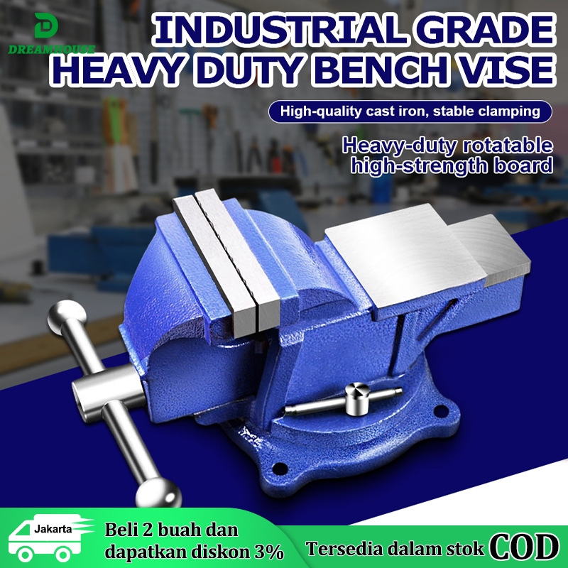 Jual Tool Master GARANSI 1 TAHUN Catok Clamp 5'' / catok paron / Ragum ...