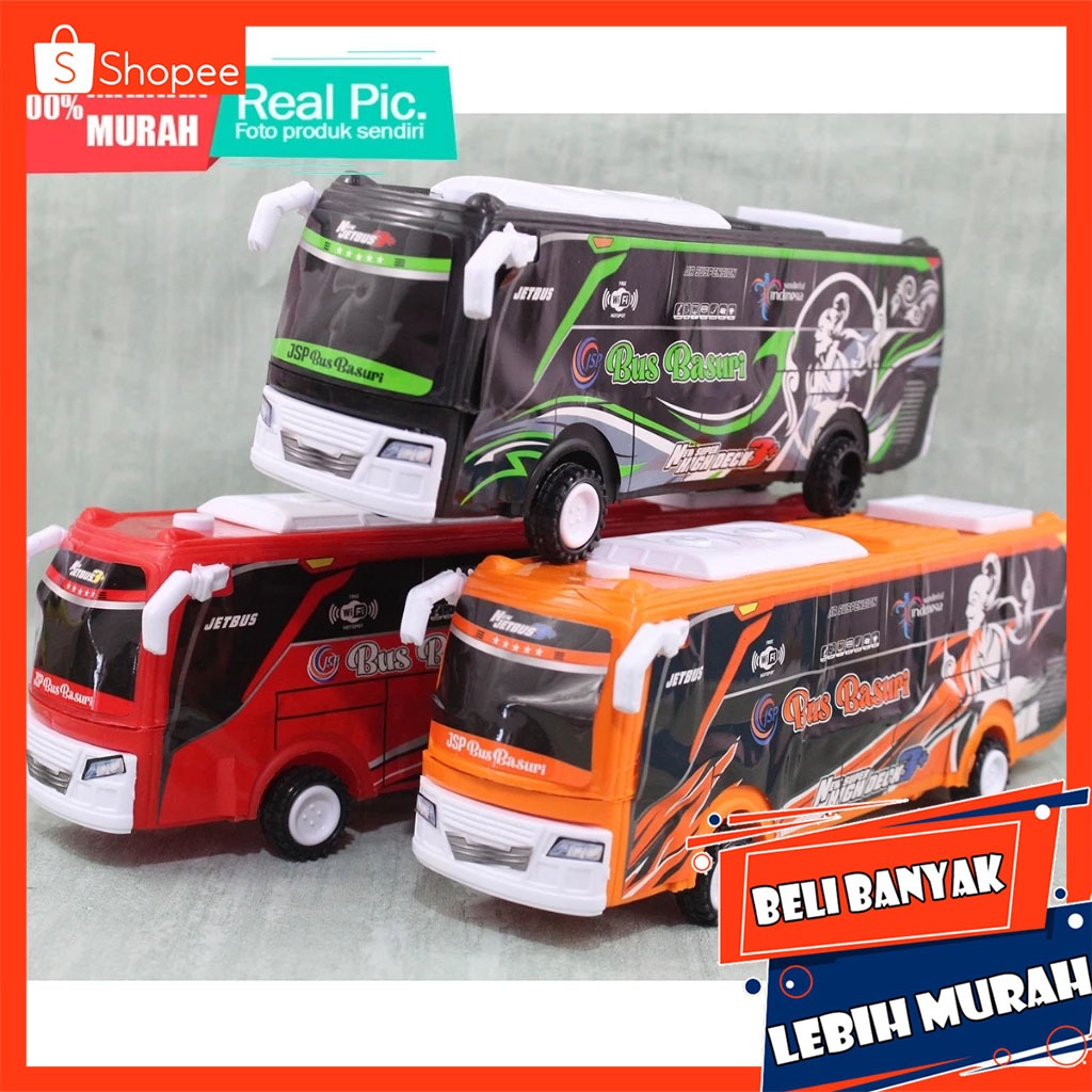Jual MAINAN MOBIL BUS BASURI PULLBACK TELOLET MENYALA LT60 MOBIL BUS ...