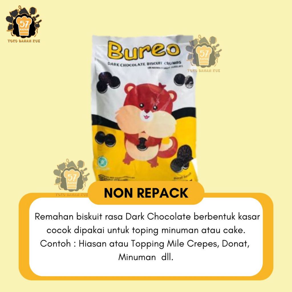 Jual BUREO BLACK CRUMB HALUS 1KG | Shopee Indonesia