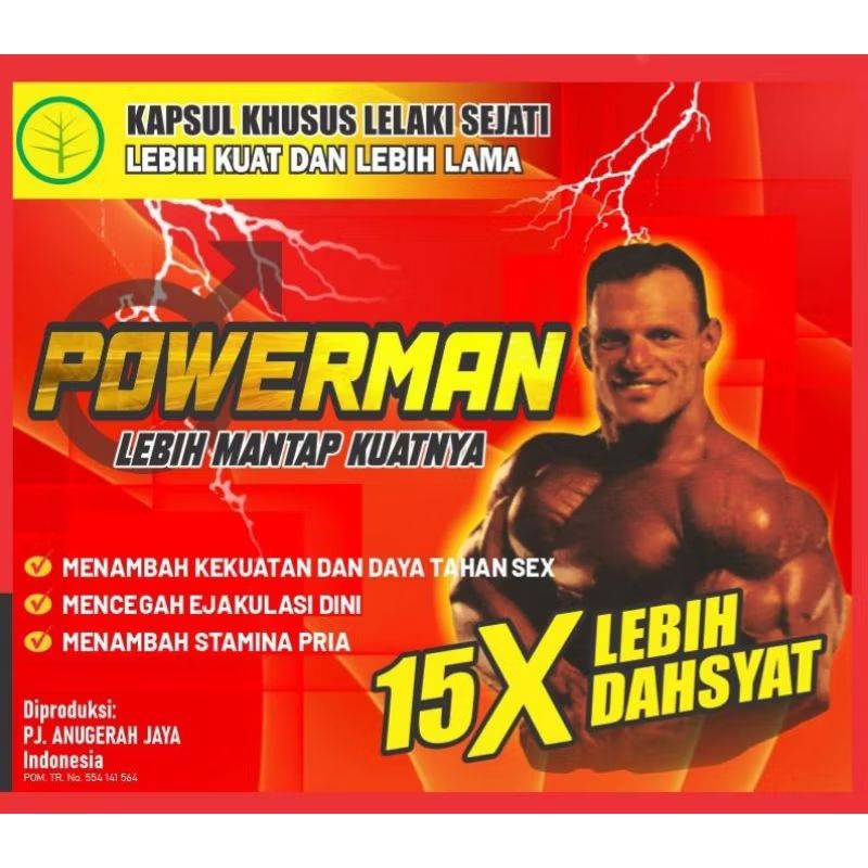 Jual PowerMan Kapsul Original Maju Sukses | Shopee Indonesia