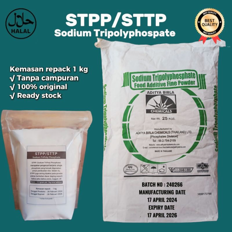 Jual STPP/STTP Sodium Tripolyphospate ADITYA BIRLA ex THAILAND ...